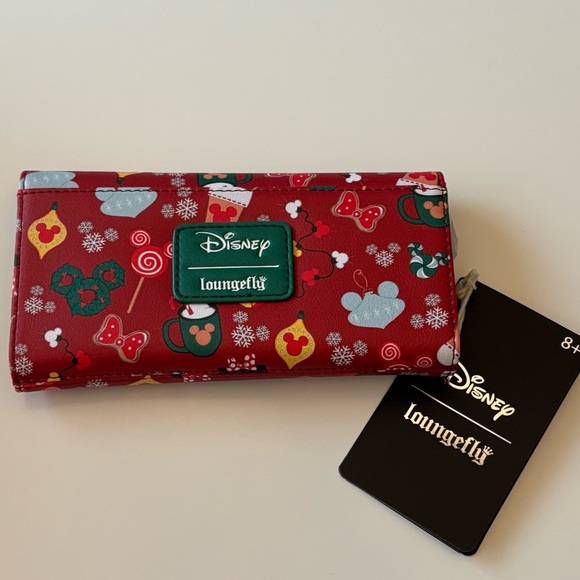 Loungefly | Bags | Disney Loungefly Holiday Christmas Mickey Mouse Red ...